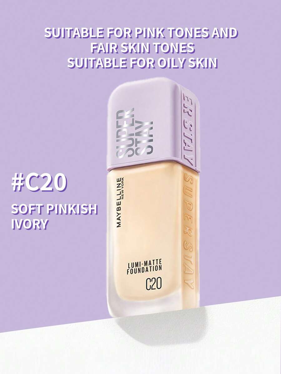 Maybelline Maybelline S SUPERSTAY LUMI MATTE FOUNDATION C20, 35ml | Moda de Mujer | SHEIN México
