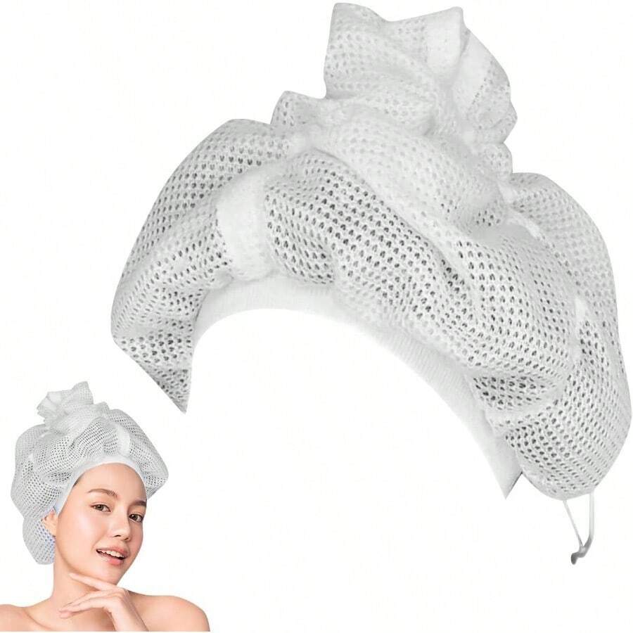 Net Plopping Cap For CuRLY Hair Adjustable Hair Plopping Bonnet | SHEIN USA