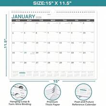 Wall Calendar 2025-2026 - 2025-2026 Calendar Wall From Jul. 2025 To Dec ...