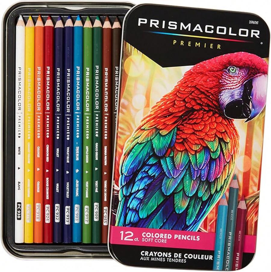 Premier Colored Pencils, Soft Core, Adult Coloring, 12 Pack | SHEIN USA