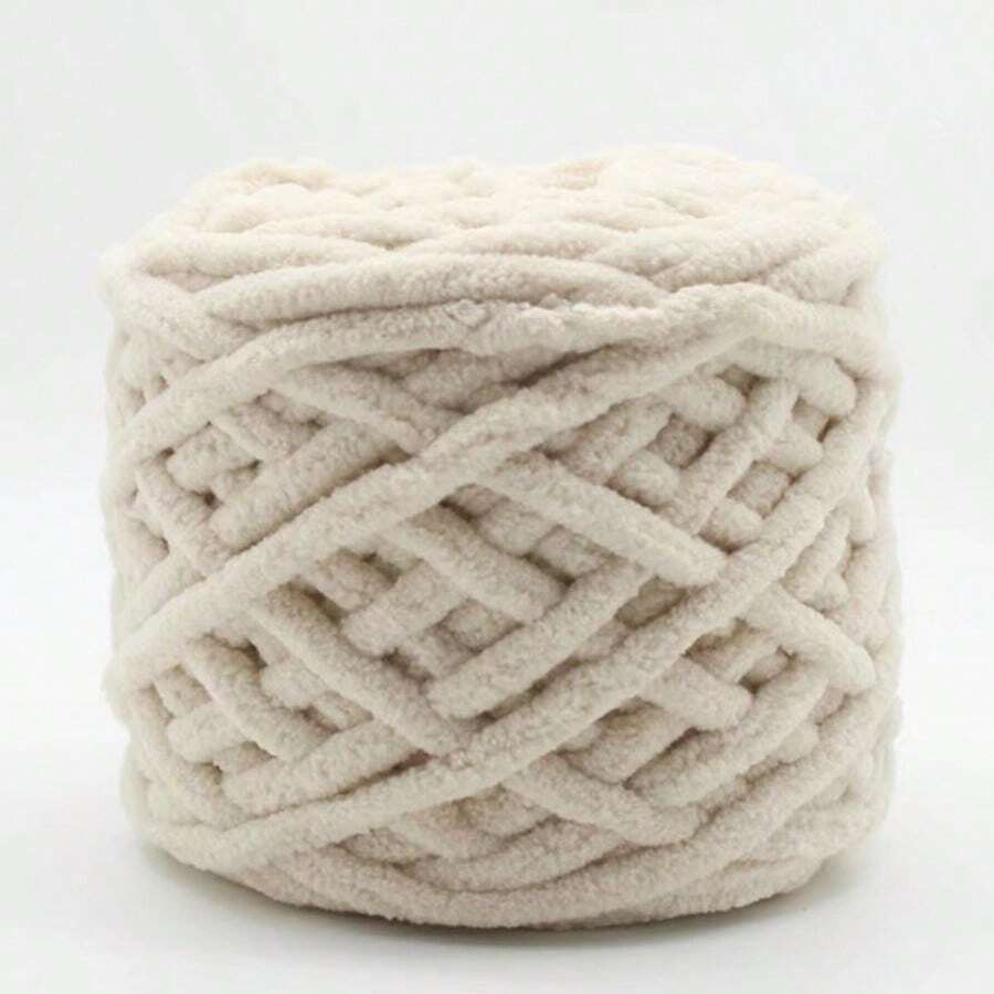 1/3/5 Rolls 100G Skeins Yarn Chunky Crochet Chenille Milk Soft Velvet ...