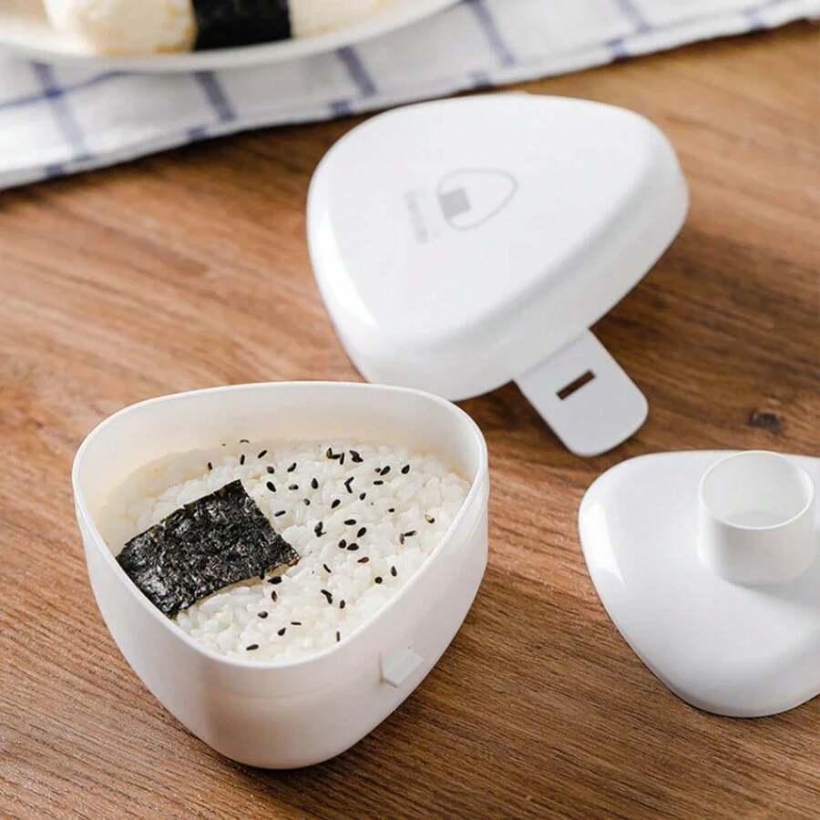 Triangle Rice And Vegetable Roll Mould Bento Box Can Be Microwave ...