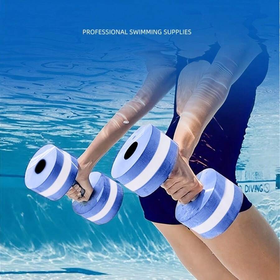 Pool Floating Dumbbells EVA For Summer Swimming Exercise Water Floating ...