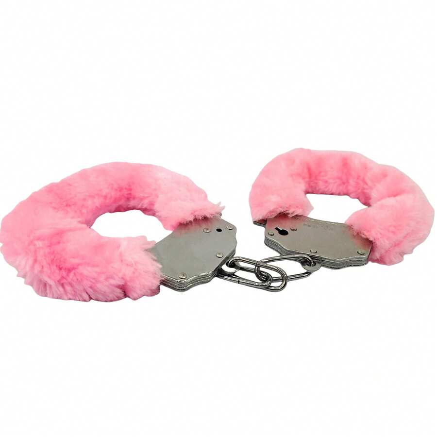 JASINCESS Plush Toy Handcuffs Toy Handcuffs Stage Costume Props ...