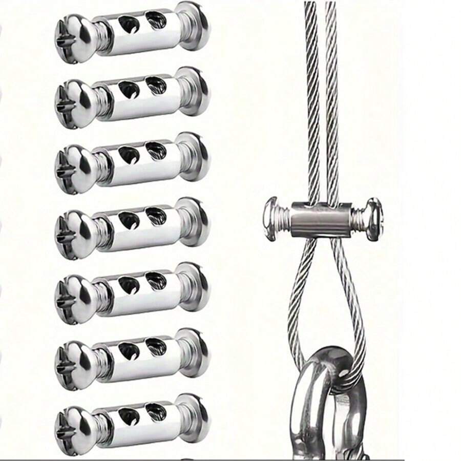 Metal Wire Rope Cable Clamp Double Hole Steel Wire Rope Lock Steel Wire ...