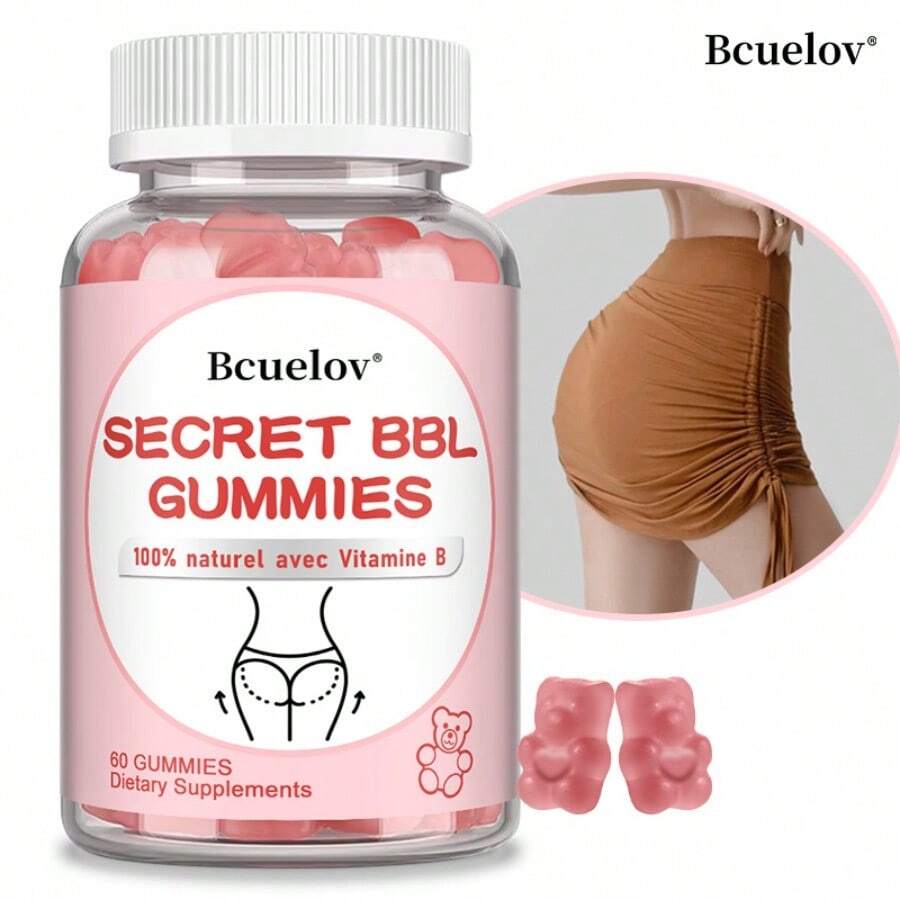 Secret BBL Gummies - With Vitamin B12 And Folate - Tighten Buttocks ...