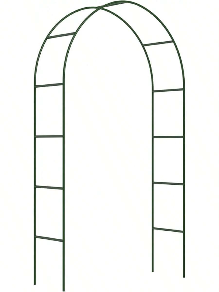 ZENO Garden Arch 2.4M| Heavy Duty Metal Garden Arch| Green Garden Frame ...