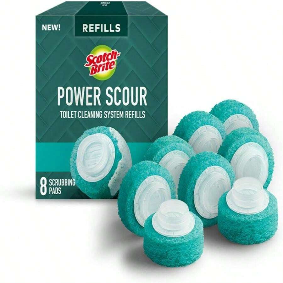 Scotch-Brite Power Scour Disposable Scrubbing Pad Refills, Disposable ...