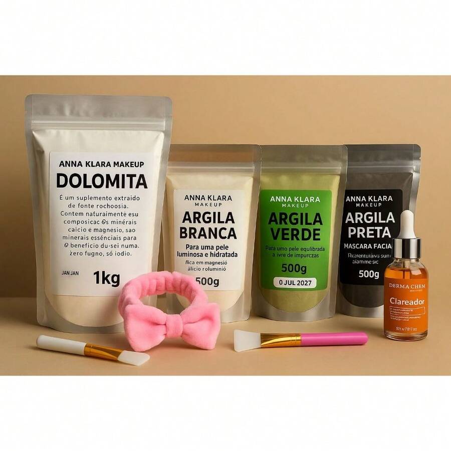 Poran Combo Detox da Pele – Argilas Terapêuticas + Clareador DermaChem ...
