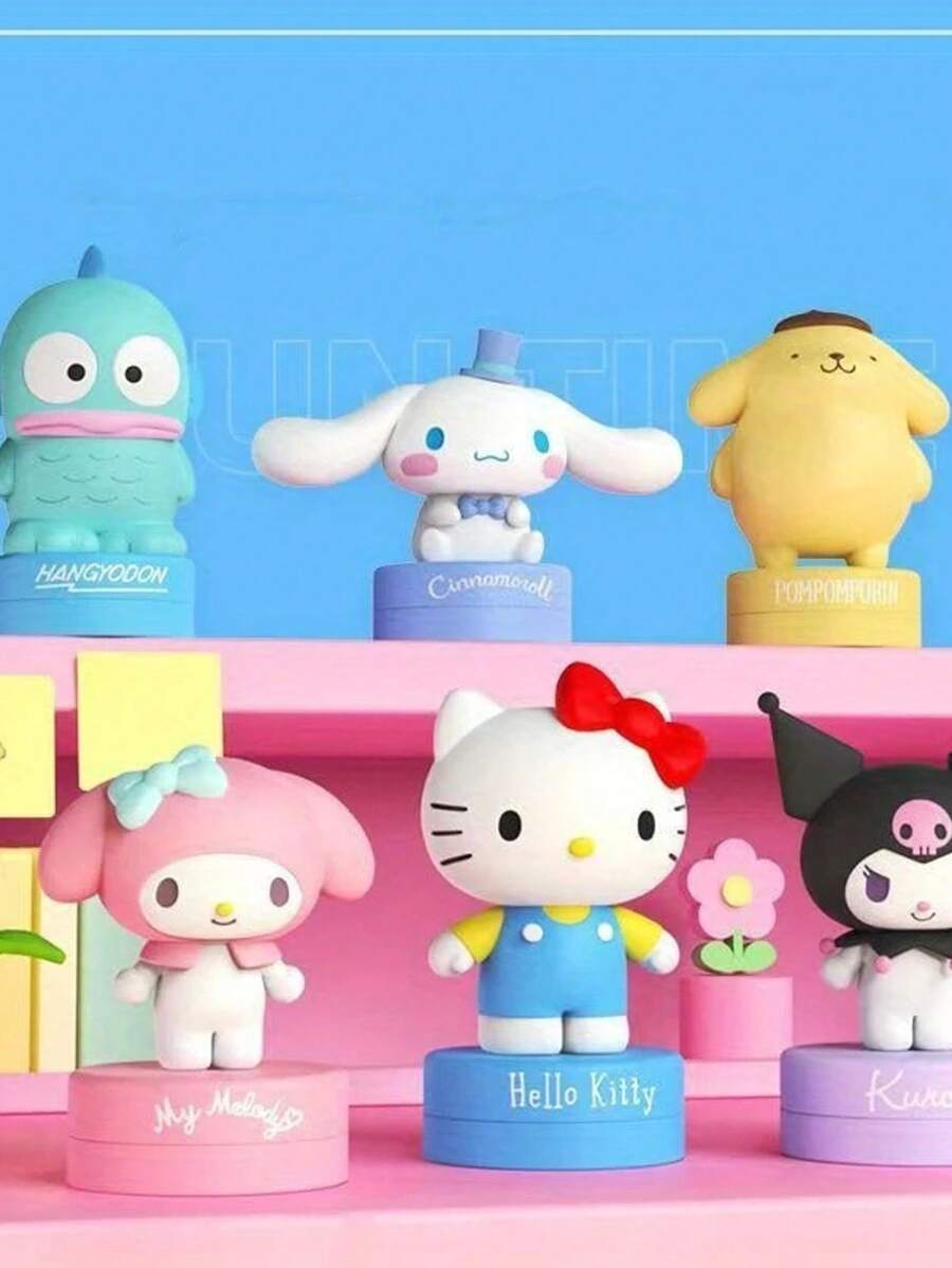 Sanrio Random Style(Authorized)1pc Sanrio Family Toys, Kitty Kuromi ...