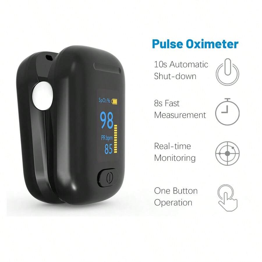 Household Oximeter, Finger Blood Glucose Meter, Finger Clip-Type ...