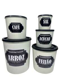 Personalized Food Container 5 Pieces WHITE | SHEIN UK