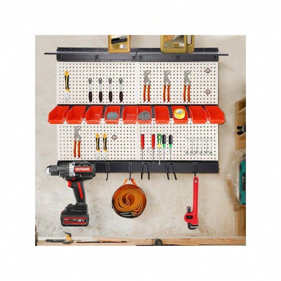 Garage Storage Wall Storage Tool Storage Rack Wall Mounted Tool Storage ...