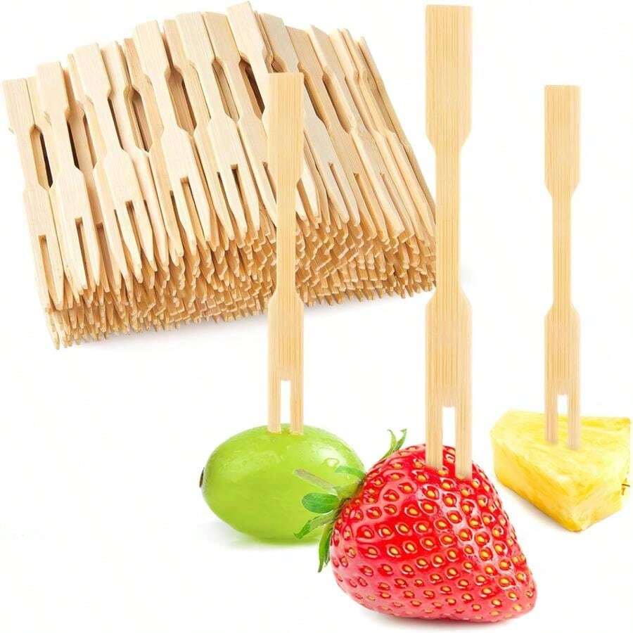 Ohumirt 320 PCS Mini Appetizer Forks, 3.5 Inches Cocktail Forks Party ...