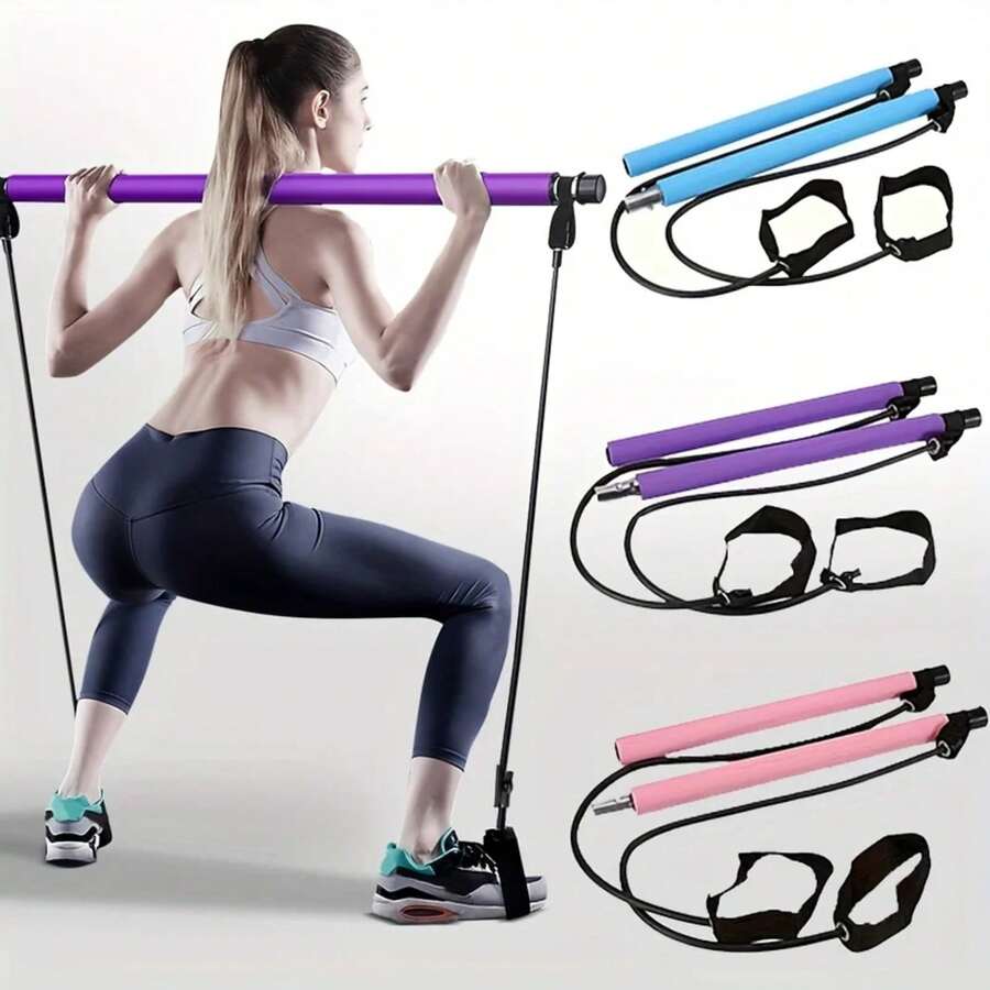 Multifunctional Pilates Bar Combination Fitness Bar Yoga Chest ...