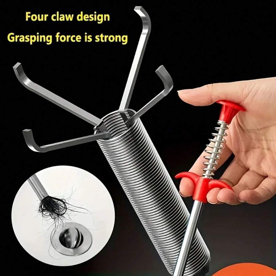 Multifunctional Pipe Dredging Tool Bendable Drain Auger Sewer Hair ...