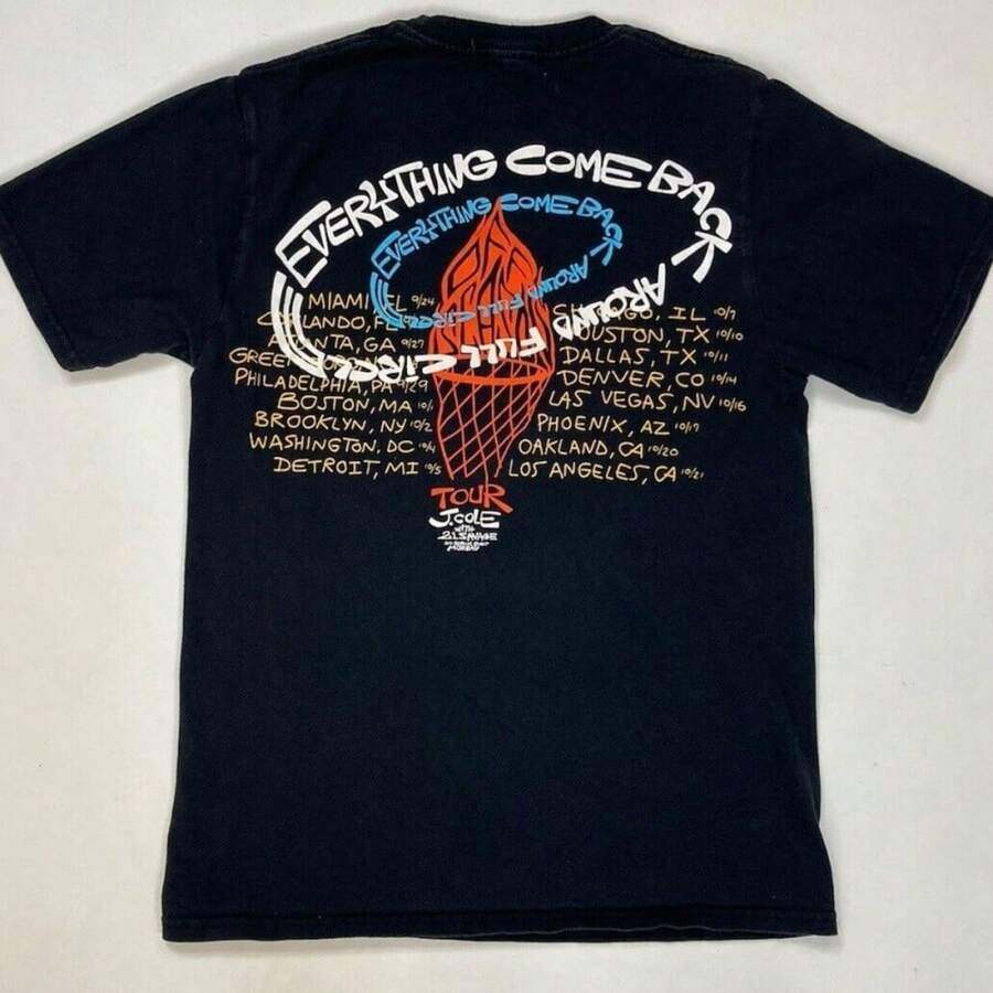 J Cole & The Off Season Tour Graphic T-shirt Women Small | SHEIN JAPAN