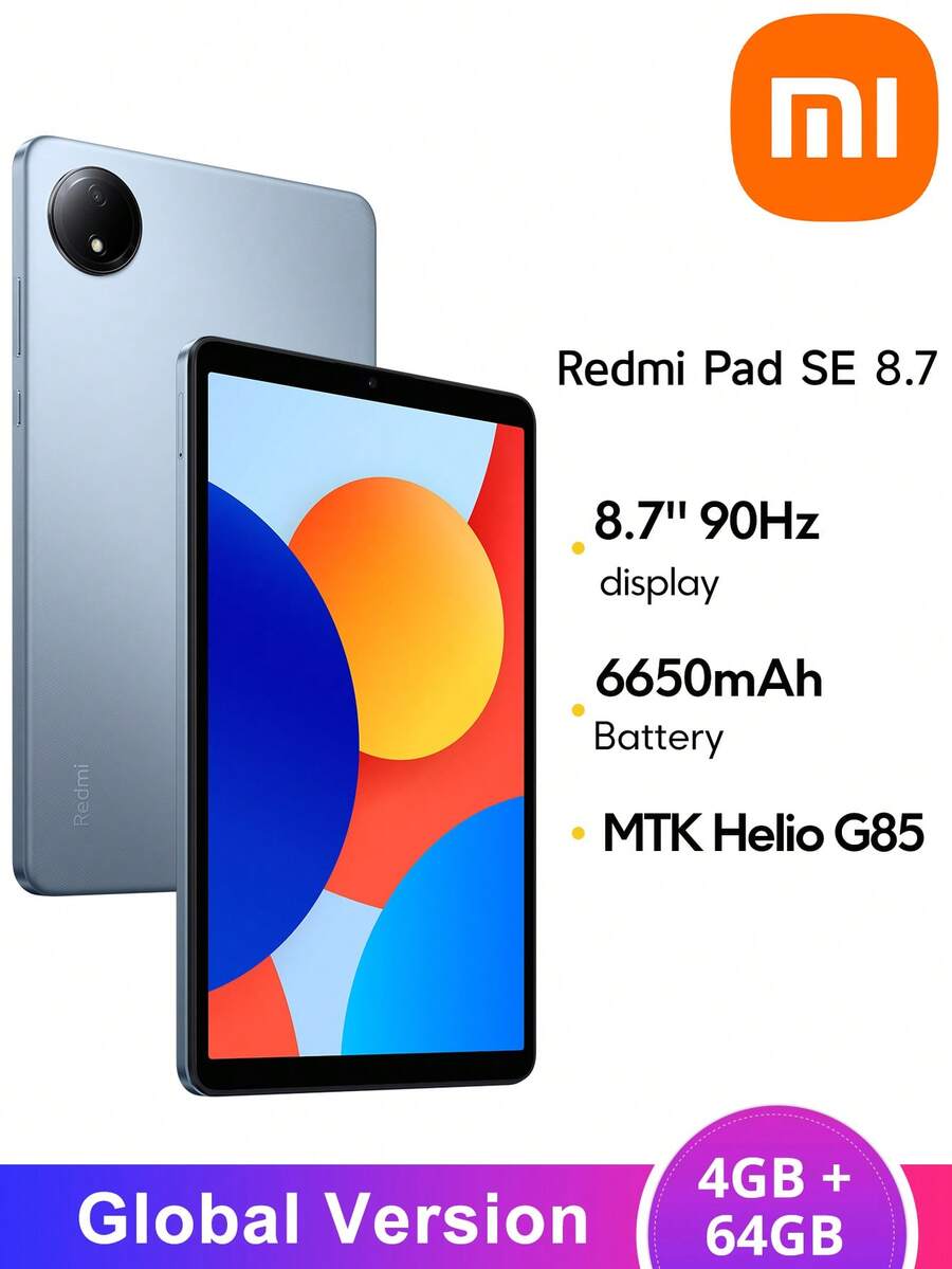 Redmi Pad SE 8.7 Inches Wifi Smartpad Global Version 4GB+64GB MediaTek ...