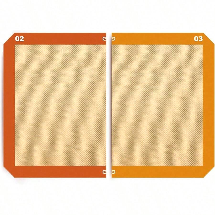 2 Pcs Sicone Bing At Fo Bing Sheet, Eusable Bing Suppes, Non-Stick ...