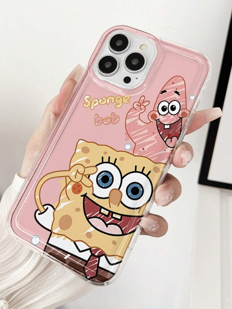 SPONGEBOB 1pc Spongebob Pattern Phone Case Suitable For Apple/Galaxy ...