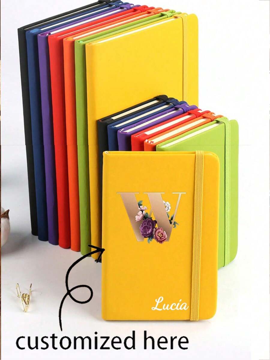 1pc Customized Notebook, Customized Personalized Pattern, Personalized ...