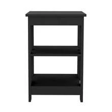Taylor 3-Tier Side Table – End Table/Nightstand, Engineered Wood ...