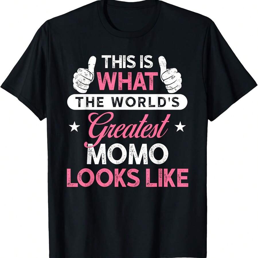 Momo Gift World's Greatest Momo T-Shirt | SHEIN USA
