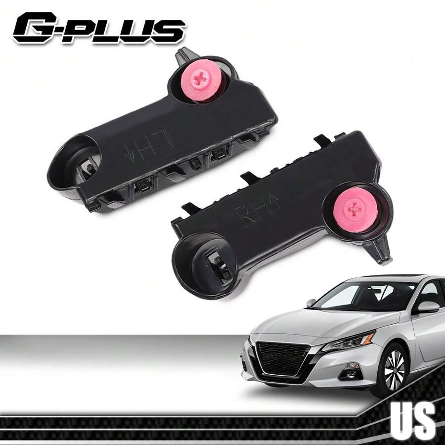 1Pair Fit For 2019-2021 Nissan Altima Front Bumper Brackets Retainers ...