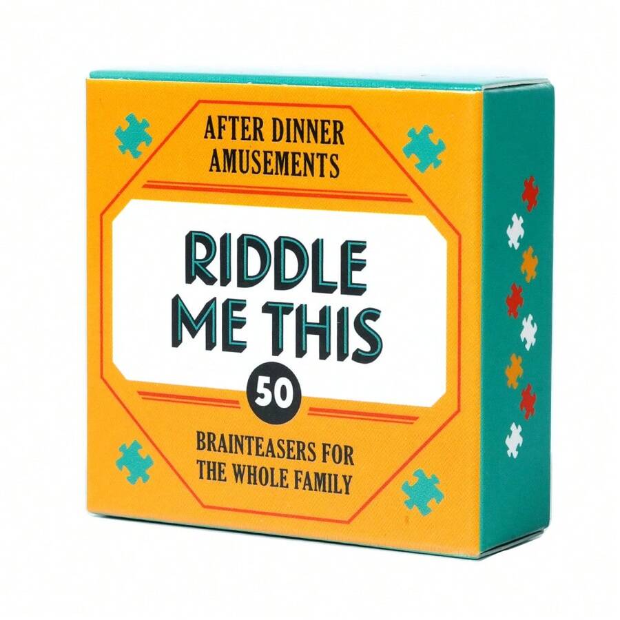 50-Card Deck After-Dinner Entertainment, Family Tabletop Game, Paper ...