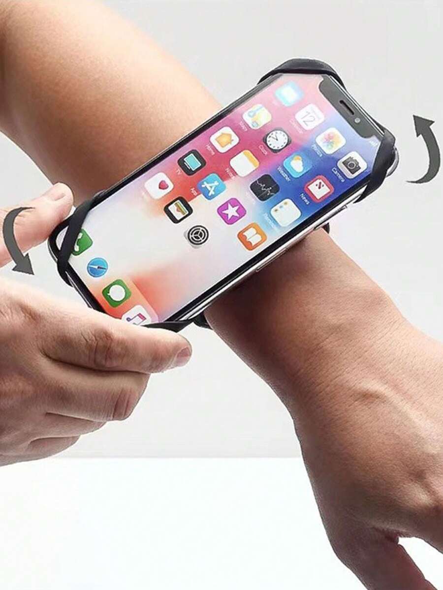 Universal 360° Rotating Wrist Phone Holder, Detachable Sports Arm Strap ...