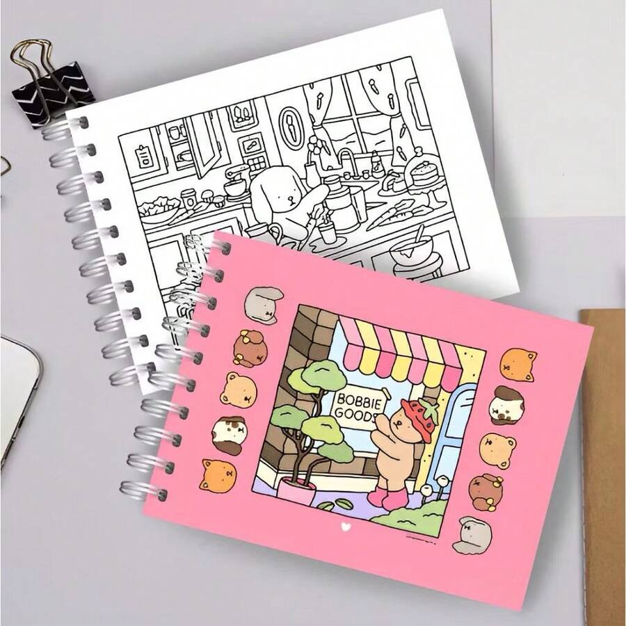 Bobbie Goods Coloring Book; Capybara - 50/80/100 Sheets, Holographic ...