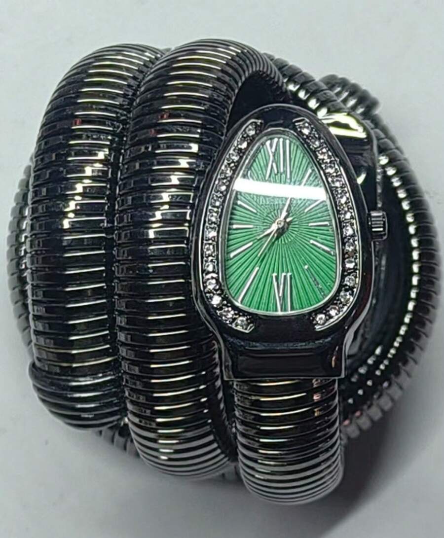 BIFANXI Snake-Shaped Watch Women's Fashion Bracelet Watch Quartz Watch ...