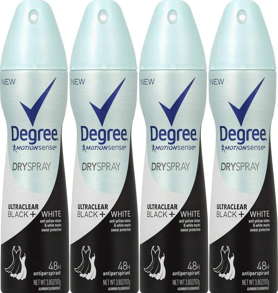 Degree Antiperspirant Dry Spray Pure Fresh 3 Count Anti White Marks And ...