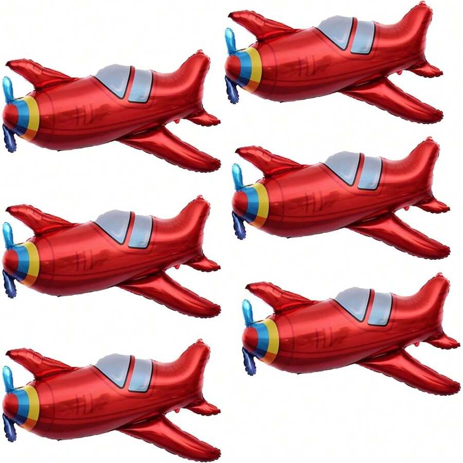 New 31inch Large Airplane Blue Party Dration Airplane Balloon Set ...