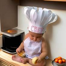 2pcs Baby Chef Outfit Set, Newborn Photography Props Baby Chef Costume ...