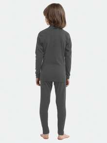 Thermisches Kompressionsshirt für Tween-Jungen, langärmeliges thermisch ...