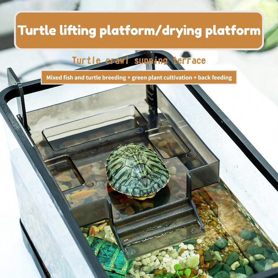 Acrylic Turtle Basking Platform With Adjustable Height, Suitable For ...