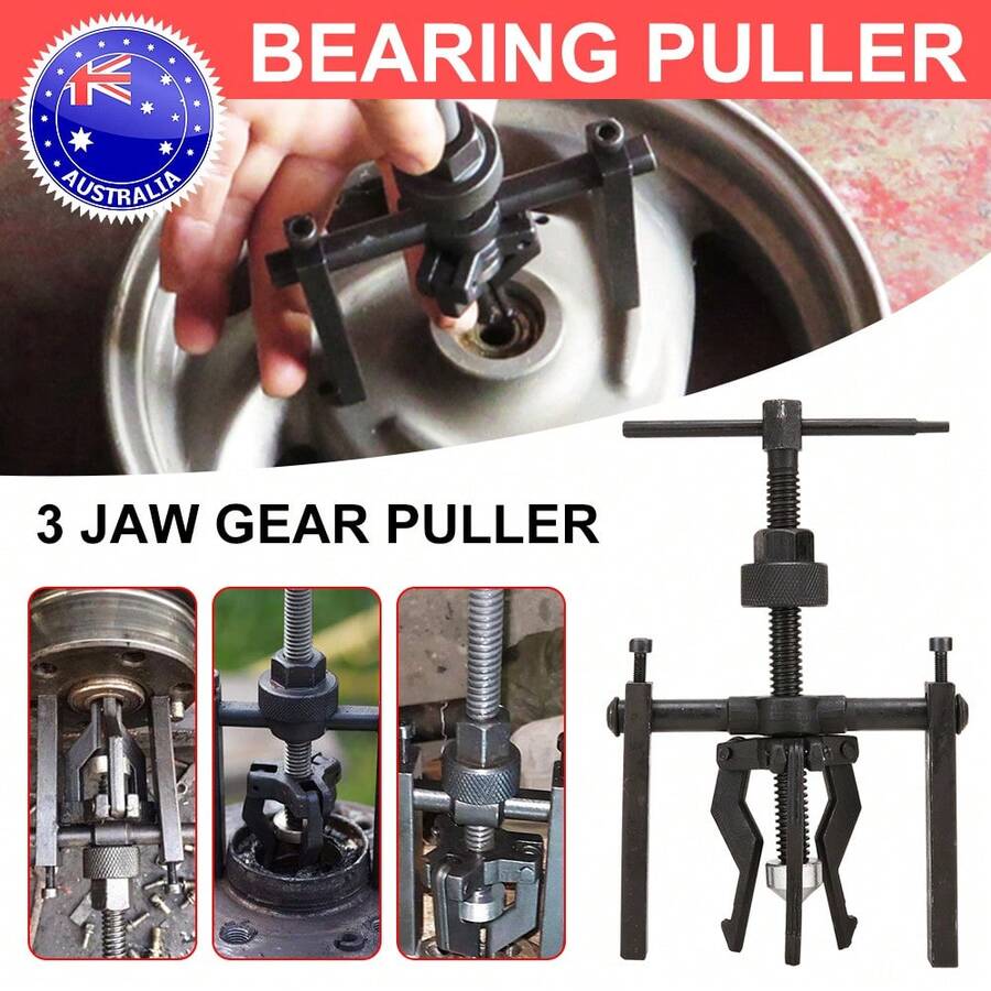 3 Jaws Pilot Bearing Puller Kit Motorcycle Gear Extractor Wheel Bearing ...