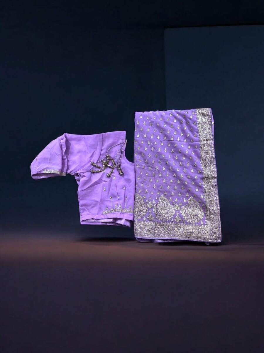 Traditional Designer Saree With Ready Blouse– Wear For Women- 305 ...