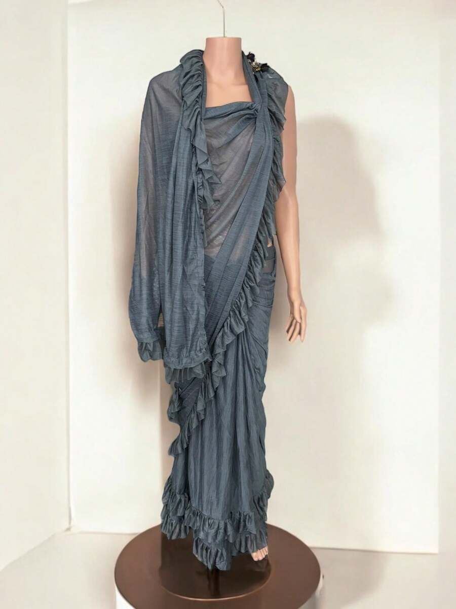 Traditional Designer Ready To Wear Saree - Wear For Women- 900 | SHEIN USA