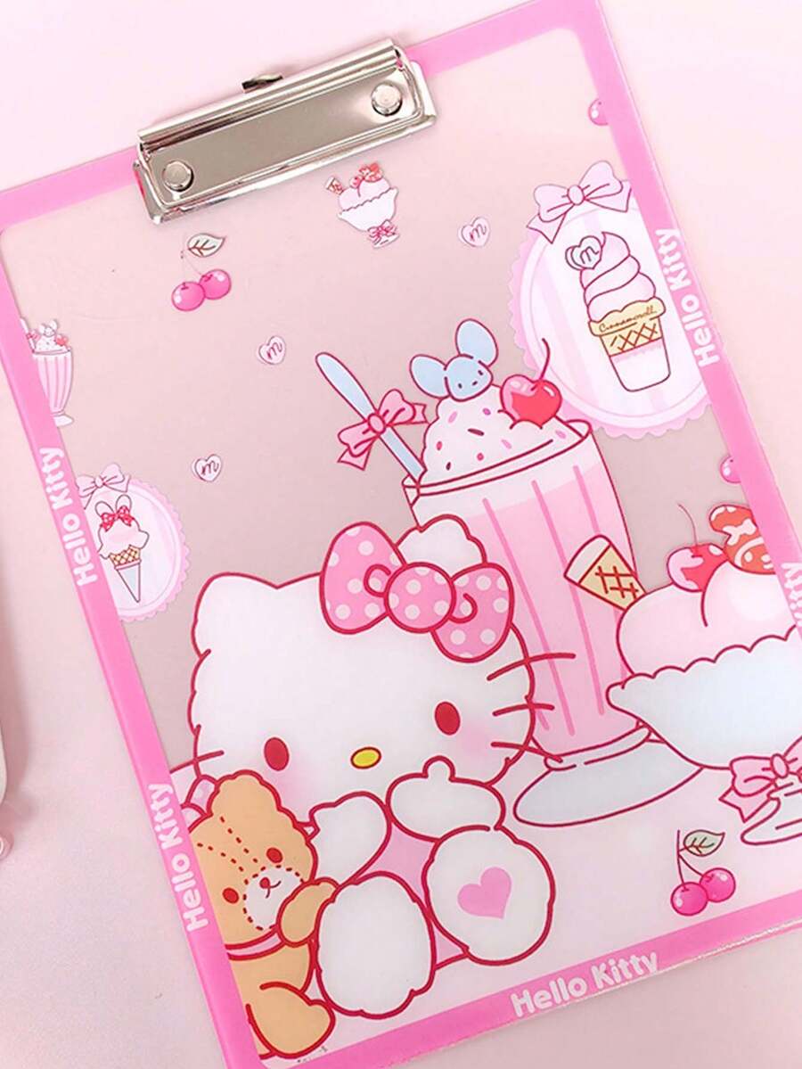Sanrio 1Pc Hello Kitty A4 Acrylic Clipboard Transparent Writing Board ...