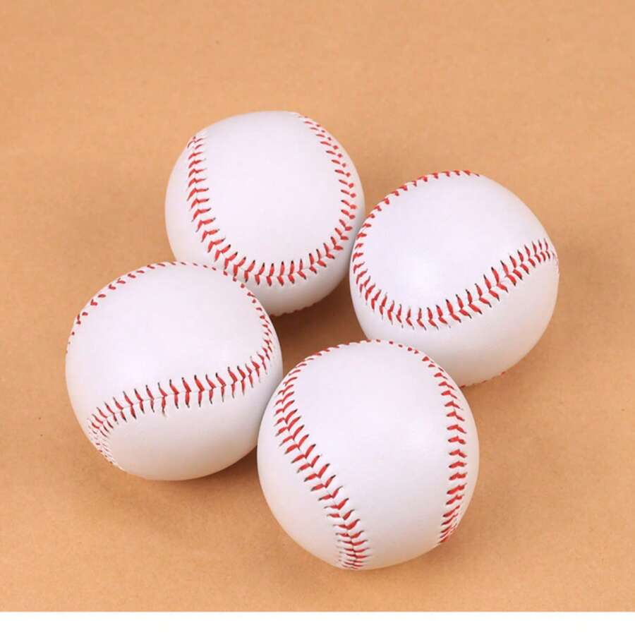 Premium 9-Inch Hard-Stitched PVC Baseball - Ideal For Practice ...