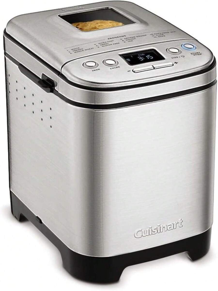 Cuisinart Automatic Bread Maker Stainless Steel Programmable Up To 2lb Loaf | SHEIN USA