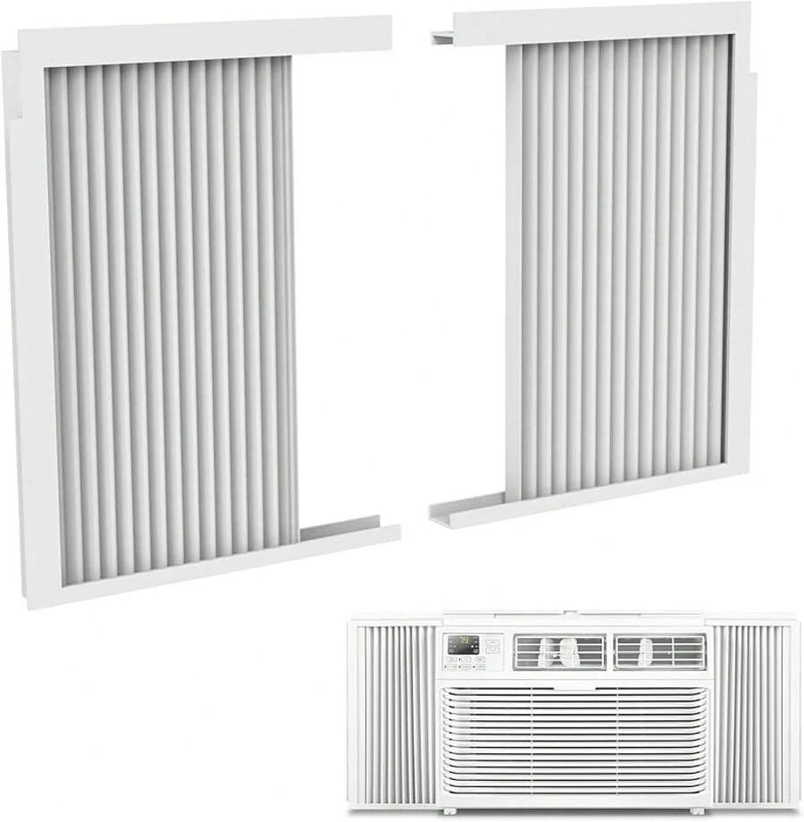Window Air Conditioner Side Panels With Frame,Window AC Accordion ...