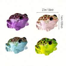 10pcs Artificial Realistic Mini Frogs, Assorted Color Resin Frog ...