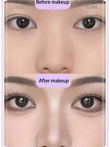 4 pezzi Pennello per contouring del naso in 100% peli di capra ...