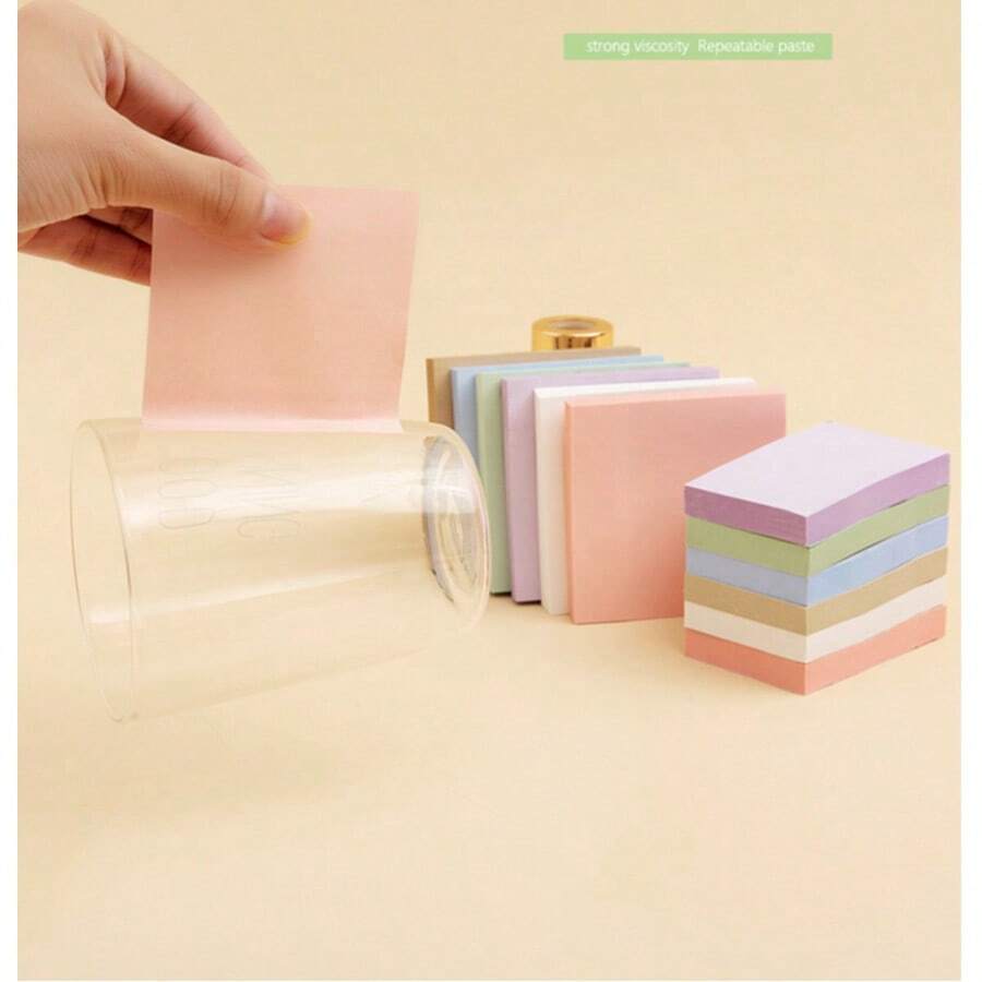 2025 Is Simple And Stylish 100PCS Pastel Sticky Notes - Morandi Color ...