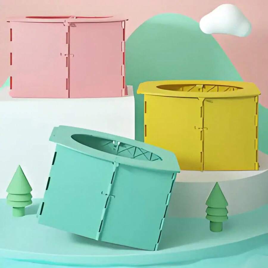 Foldable Portable Children's Potty Seat Baby Toilet Training Pan Travel ...