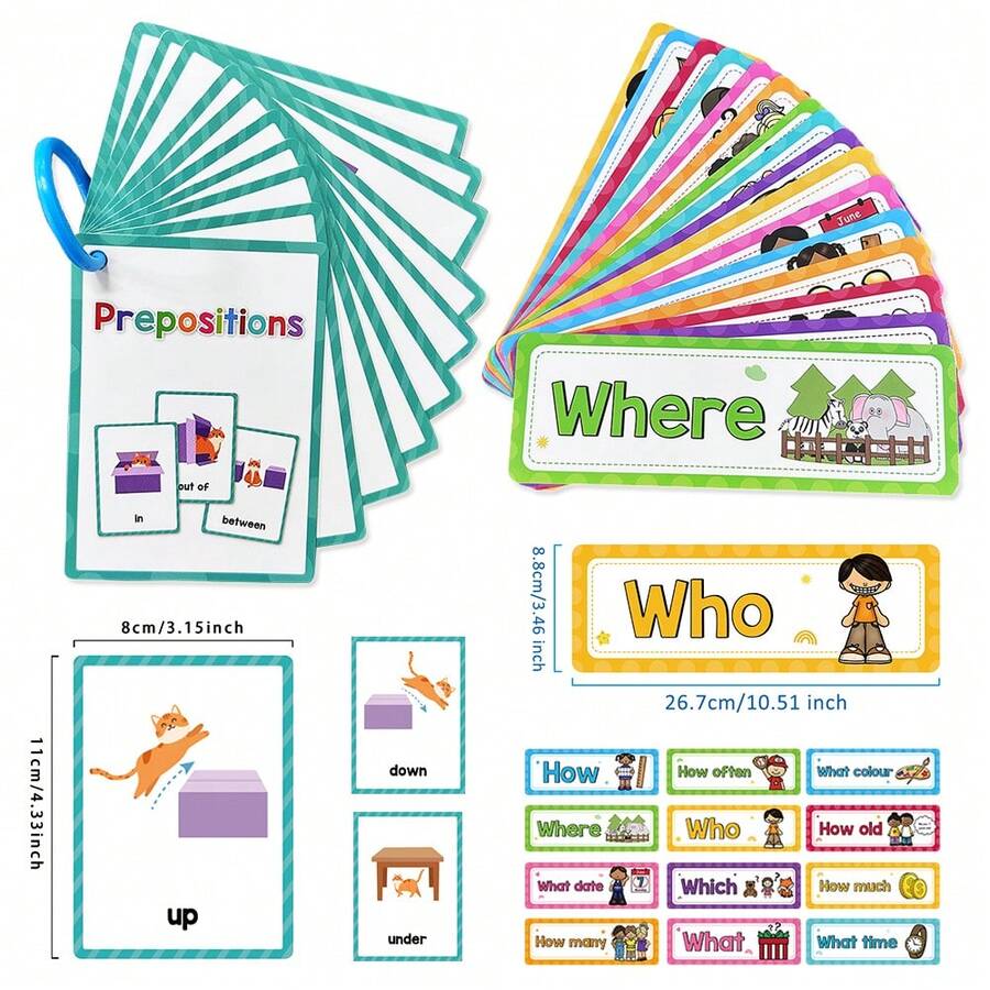 Tarjetas educativas de palabras interrogativas de preguntas QUÉ - QUIÉN ...