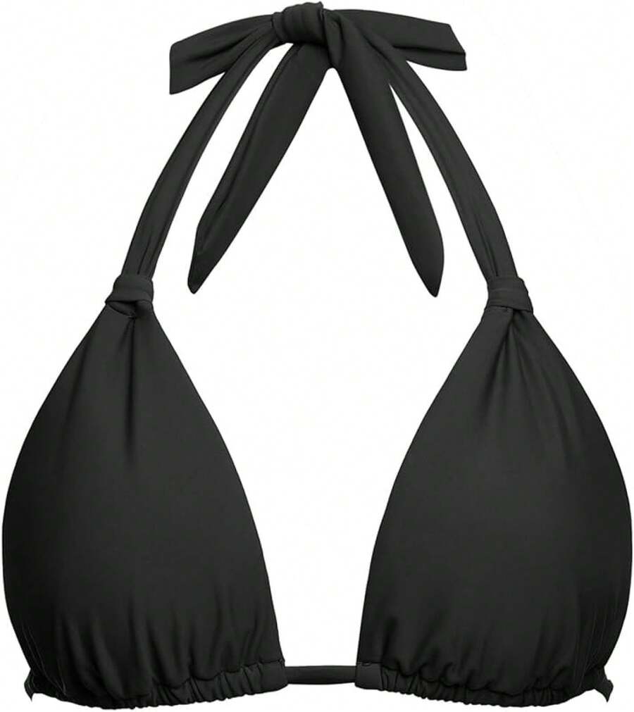 Women Bikini Top Only 2025 String Halter Swimsuit Bathing Suit Top ...